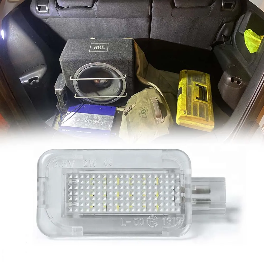 1pc Can-bus Error Free White 18-smd Led Trunk Cargo Area Light For ...