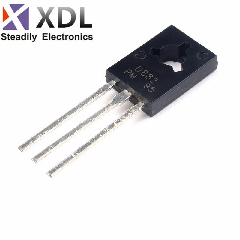 10PCS-Lot-Triode-Transistor-D882-2SD882-3A-40V-TO-126-NPN-Power-Triode ...