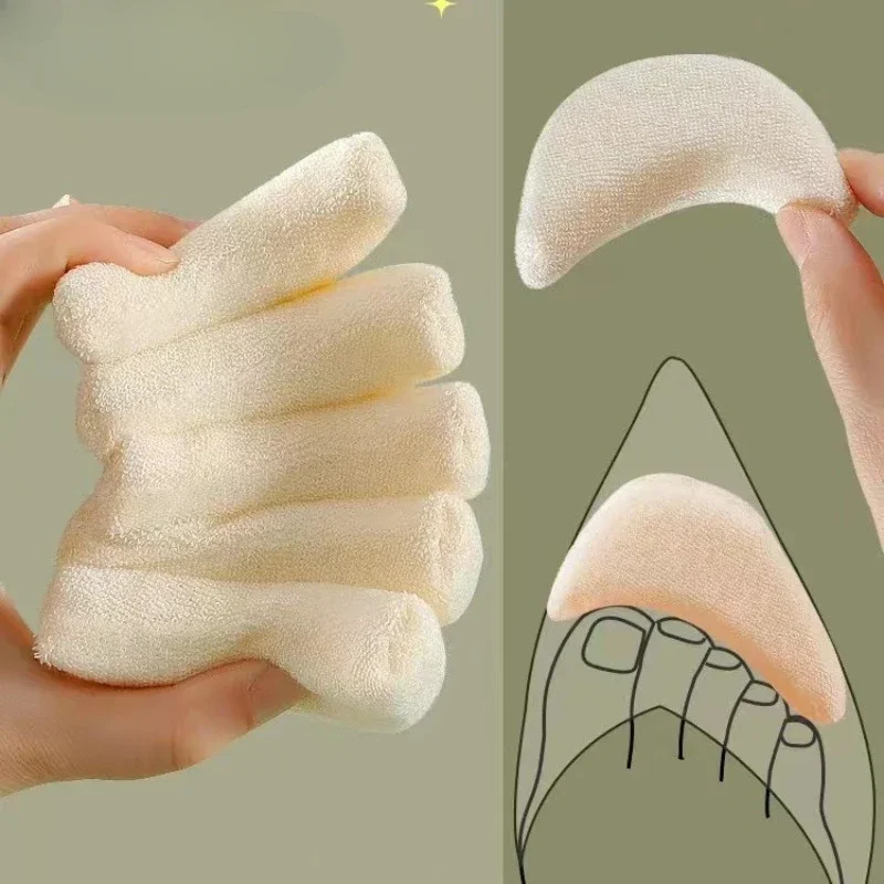 2PCS-Super-Soft-Toe-Plug-Adjustable-Forefoot-Shoe-Filler-for-High-Heels ...