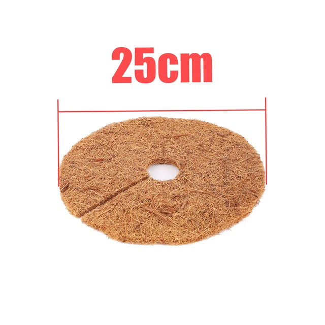 1PC Round Tree Mat Protection Grass Coconut Fibers Mulch Gardening ...