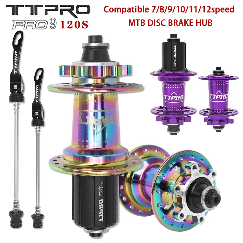 Ttpro-pro9-mtb-bicicleta-hub-120s-rolamento-de-libera-o-r-pida-mountain ...