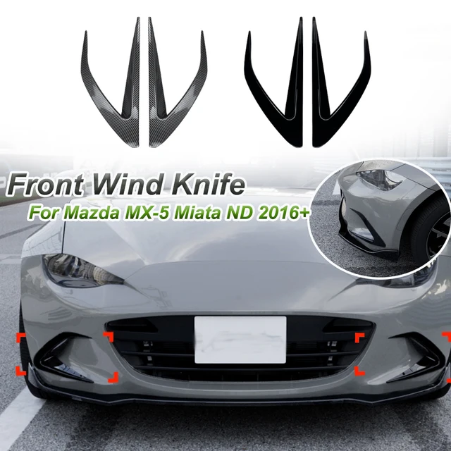 Mazda MX-5 Miata ND 2016+ Front & Side Wind Knife Spoiler