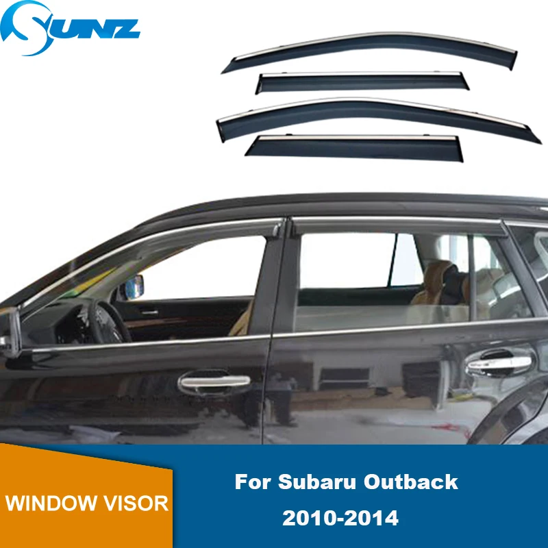 Side Window Deflectors For Subaru Outback 2010 2011 2012 2013 2014 Side ...