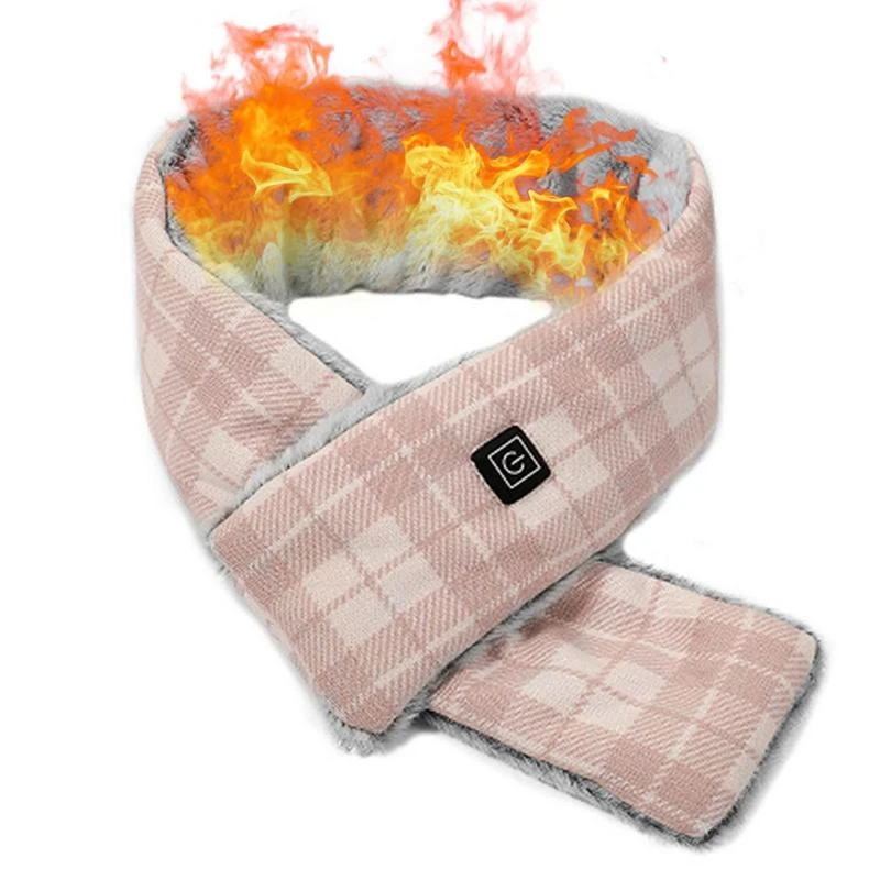 85x10cm USB Electric Heated Scarf 3 Gear Electric Heating Heater ...