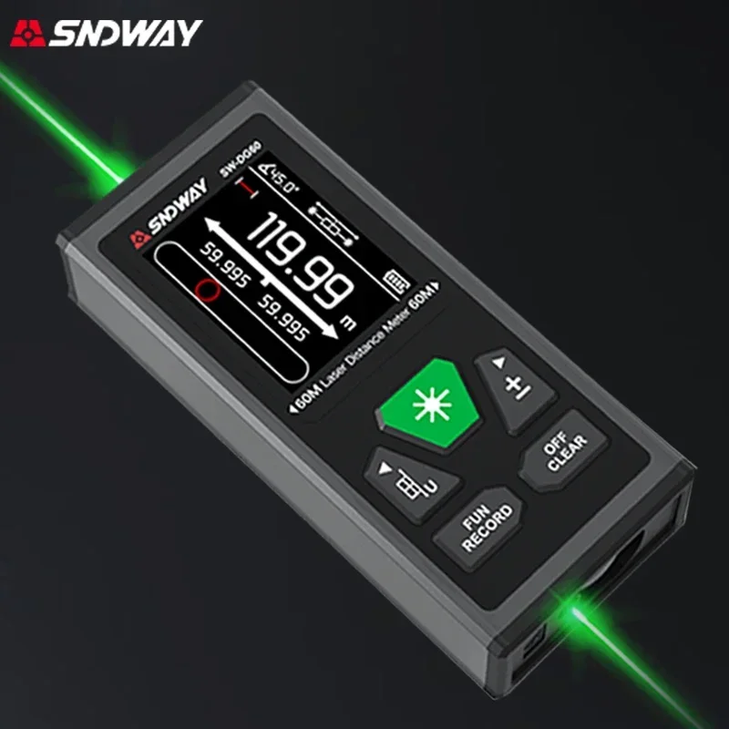 Sndway-Bilateral-Laser-Distance-Meter-200m-Dual-Laser-Distance-Measure ...
