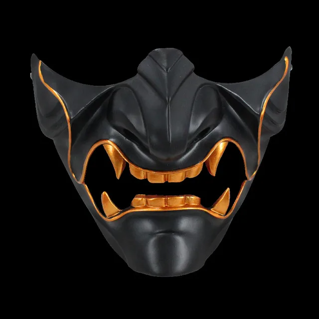 Mascara De Guerreiro Kabuki Samurai Oni Mask Full Face Protective