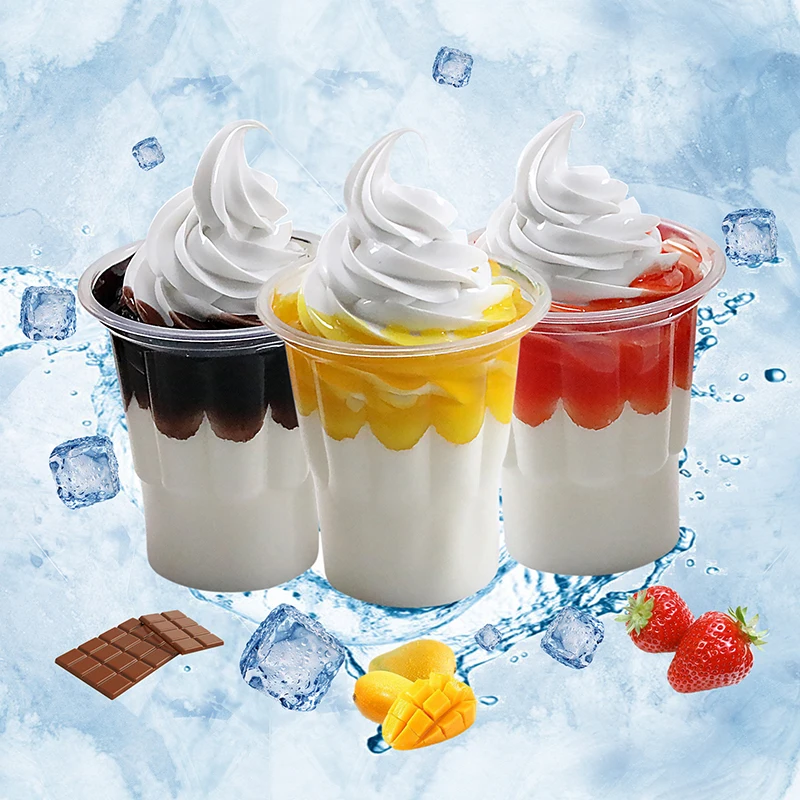 1PCS-Simulation-Of-Sundae-Ice-Cream-Cone-Food-Model-Commercial-Fruit ...