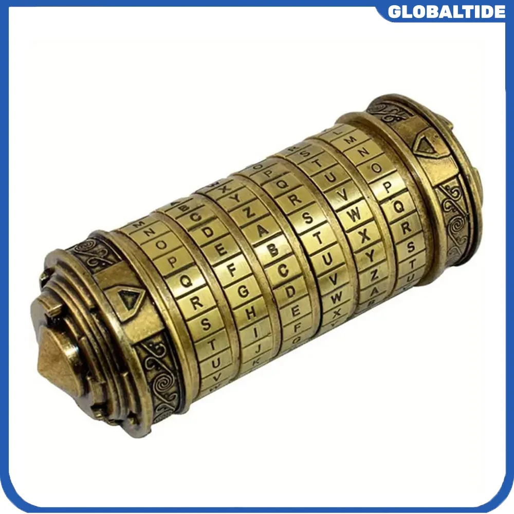 Vintage Password Lock Cylinder Gift Box for Wedding Rings, Retro ...