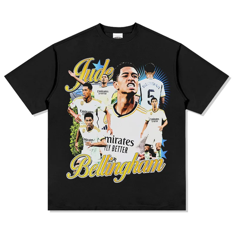 Jude-Bellingham-Camiseta-deportiva-de-algod-n-para-fan-ticos-del-f-tbol ...