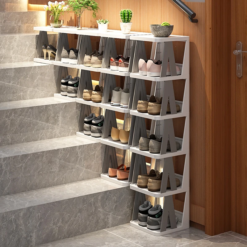 Staircase-shoe-rack-home-doorway-step-ladder-multi-layer-combination-put-on-the-stairs-simple ...