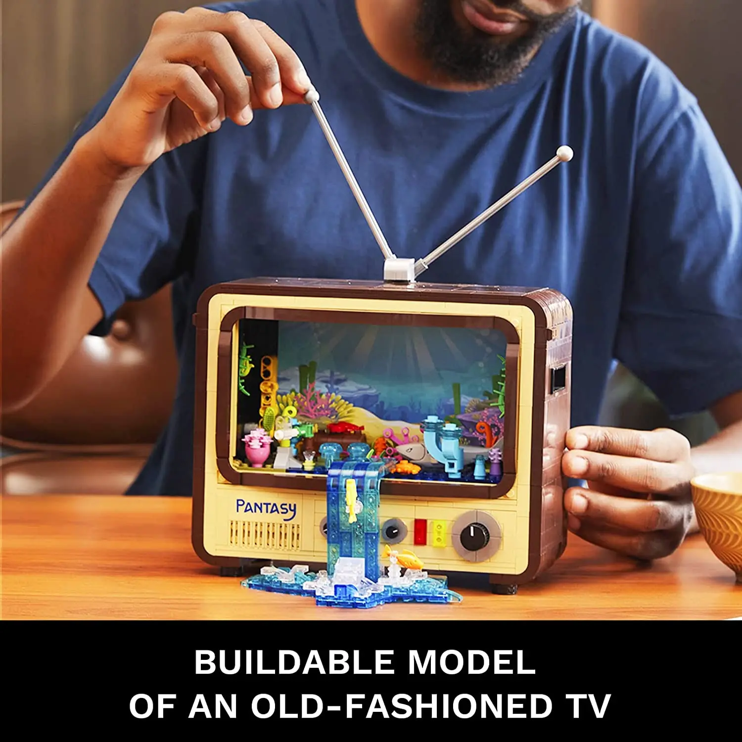 Pantasy-Retro-TV-Building-Kit-Creative-Ideas-Building-Set-for-Adults ...
