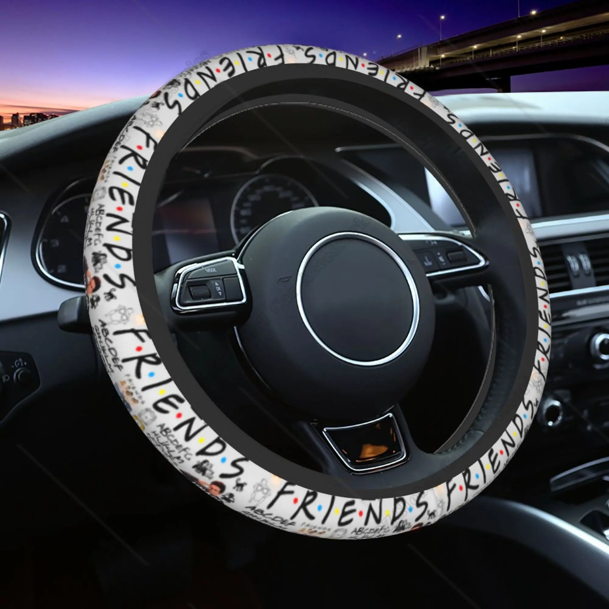 Friends TV Show 38cm Car Steering Wheel Covers American TV Series ...