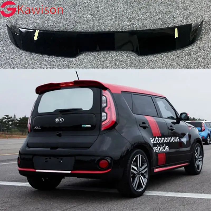 2010 2011 2012 2013 2014 2015 For Kia Soul Spoiler Window Roof Wing ...
