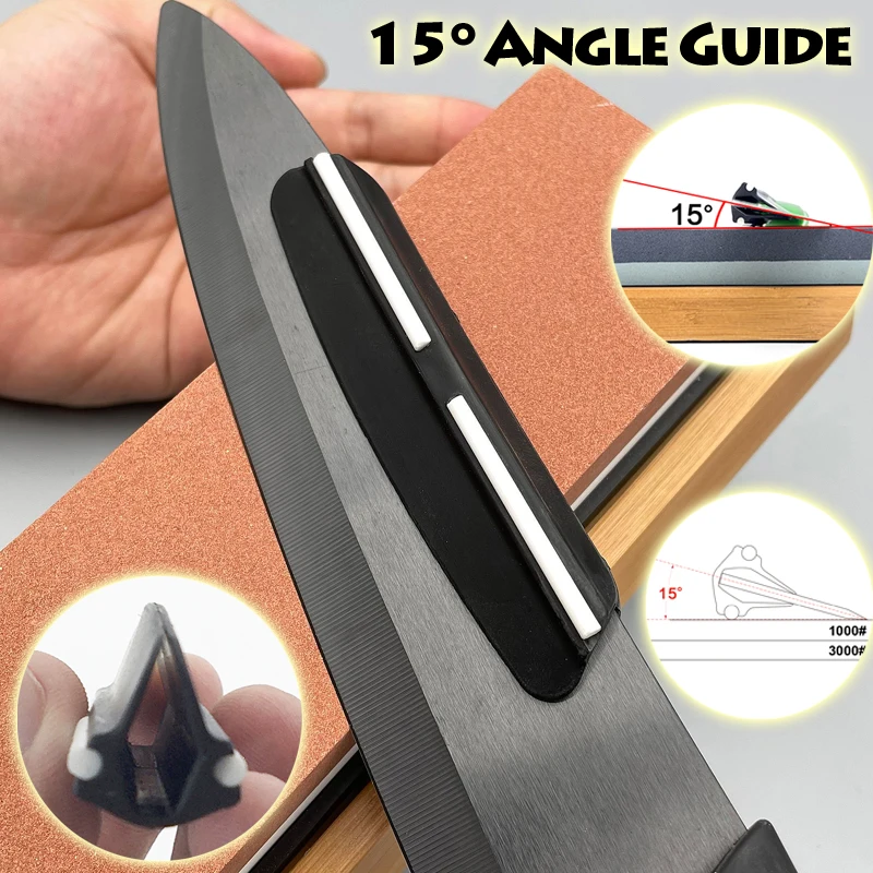 15-degrees-Knife-Sharpener-Angle-Guide-Fixed-Kitchen-Knives-Holder-Clip ...