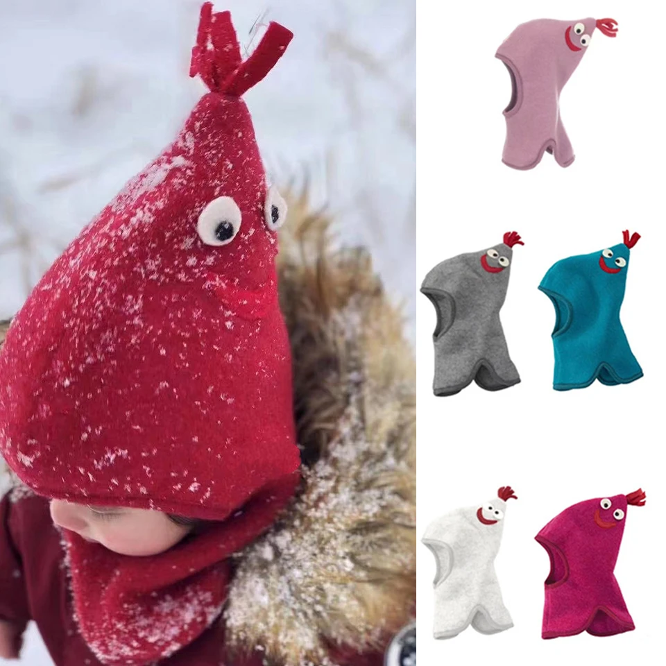 2023 Denmark Newborn Hats Winter Rooster Animal Modeling Boys Knitted ...