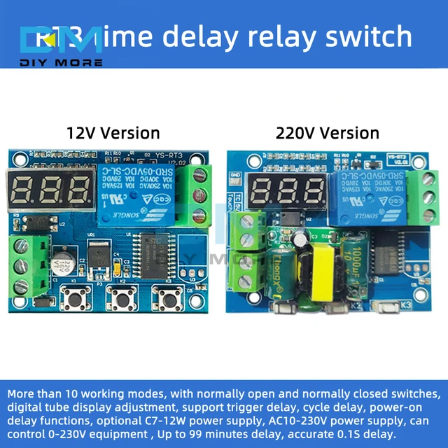 Off Delay Relay Car