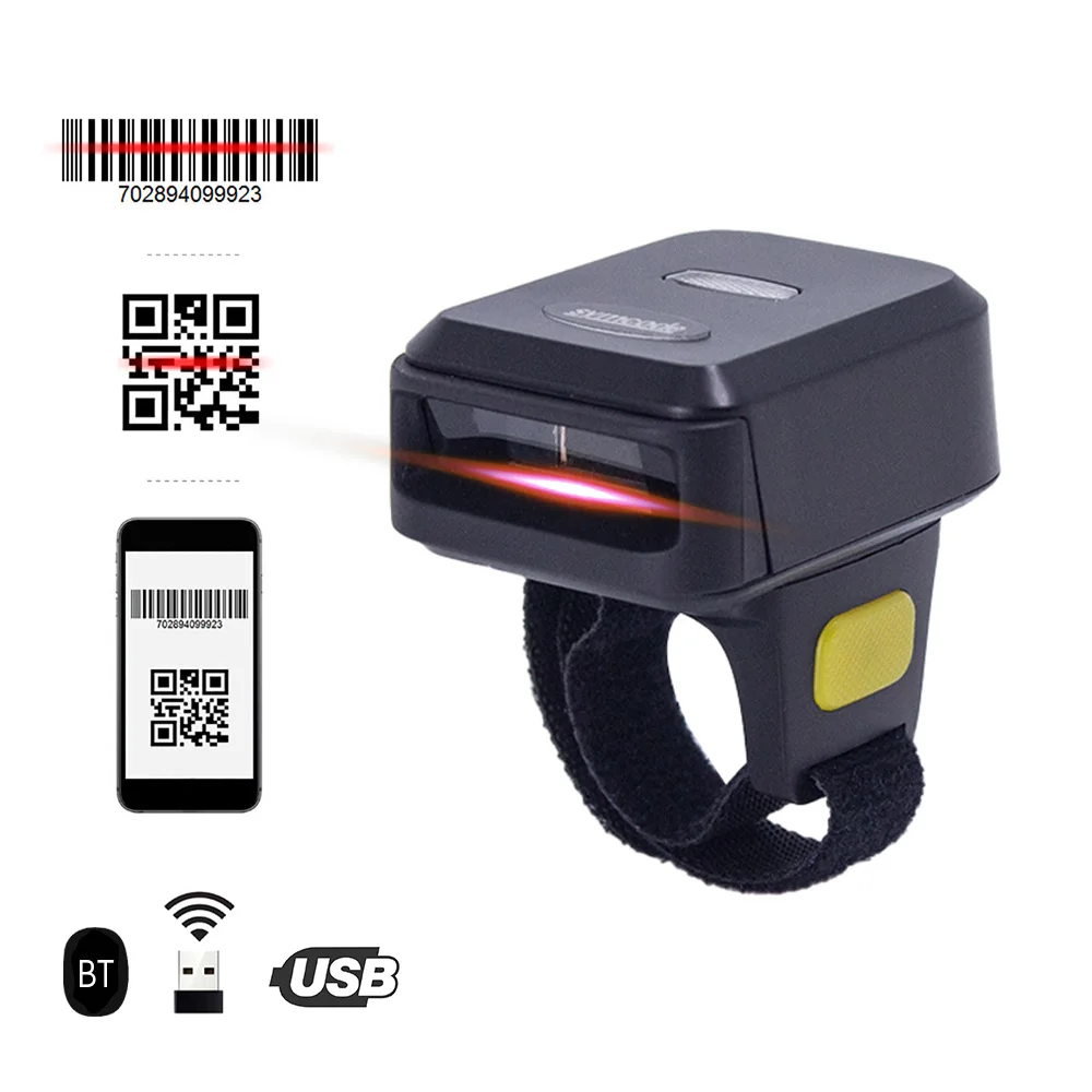 Port-til-Barcode-Scanner-Dedo-Wearable-Anel-Bar-Code-Reader-BT-Conex-o ...