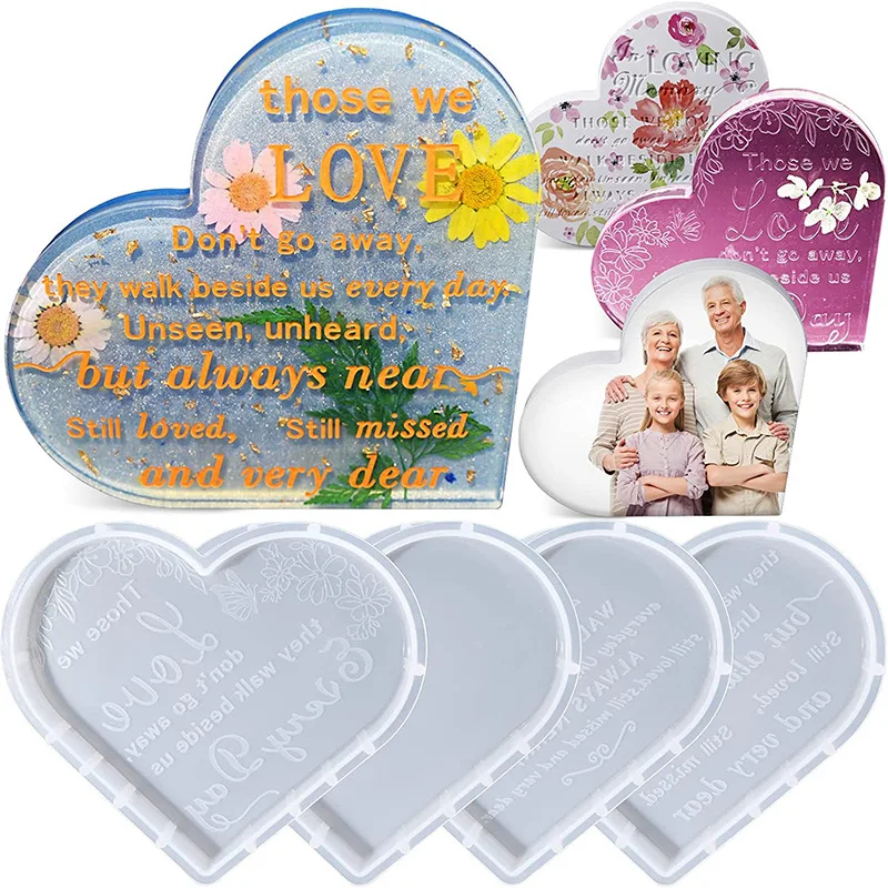 Crystal-Heart-Memorial-Sign-Resin-Molds-Letter-Coaster-Silicone-Mould ...
