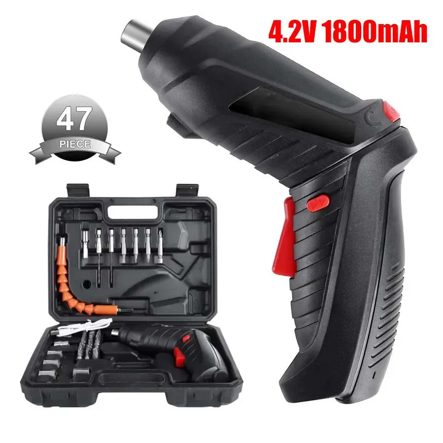 1800mAh-4-2V-Electric-Drill-Cordless-Power-Tools-Set-Household ...