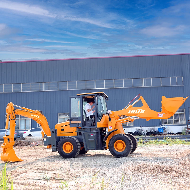 China Manufacturer 4x4 Small Mini Excavator Backhoe Loader For Sale ...