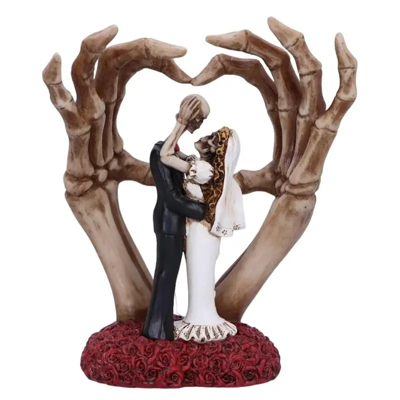 Sweet-Skeleton-Bride-And-Groom-Wedding-Model-Spooky-And-Cute-Valentine ...