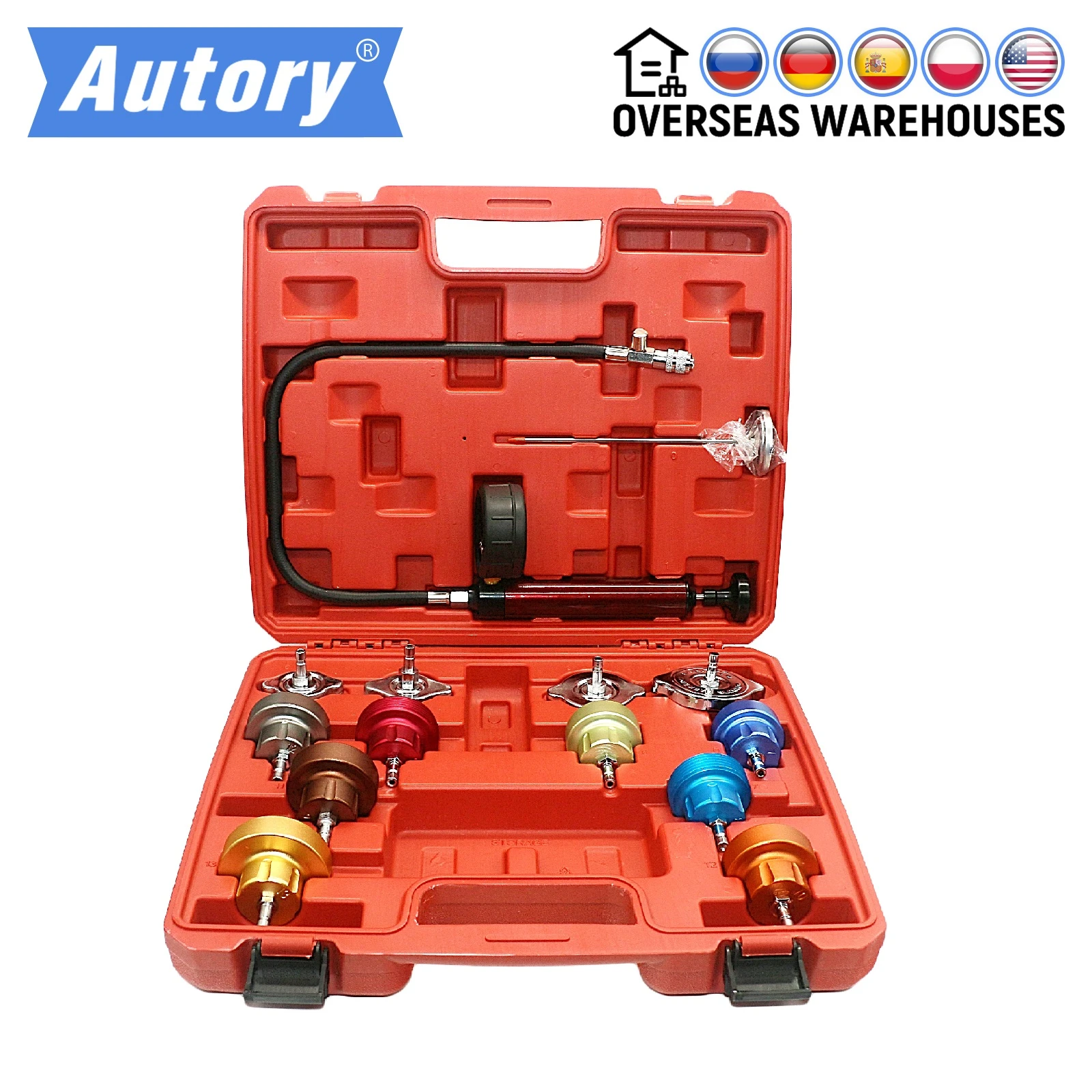 Universal Car Tank Leak Detection Leak Detector Tool Radiator Water ...