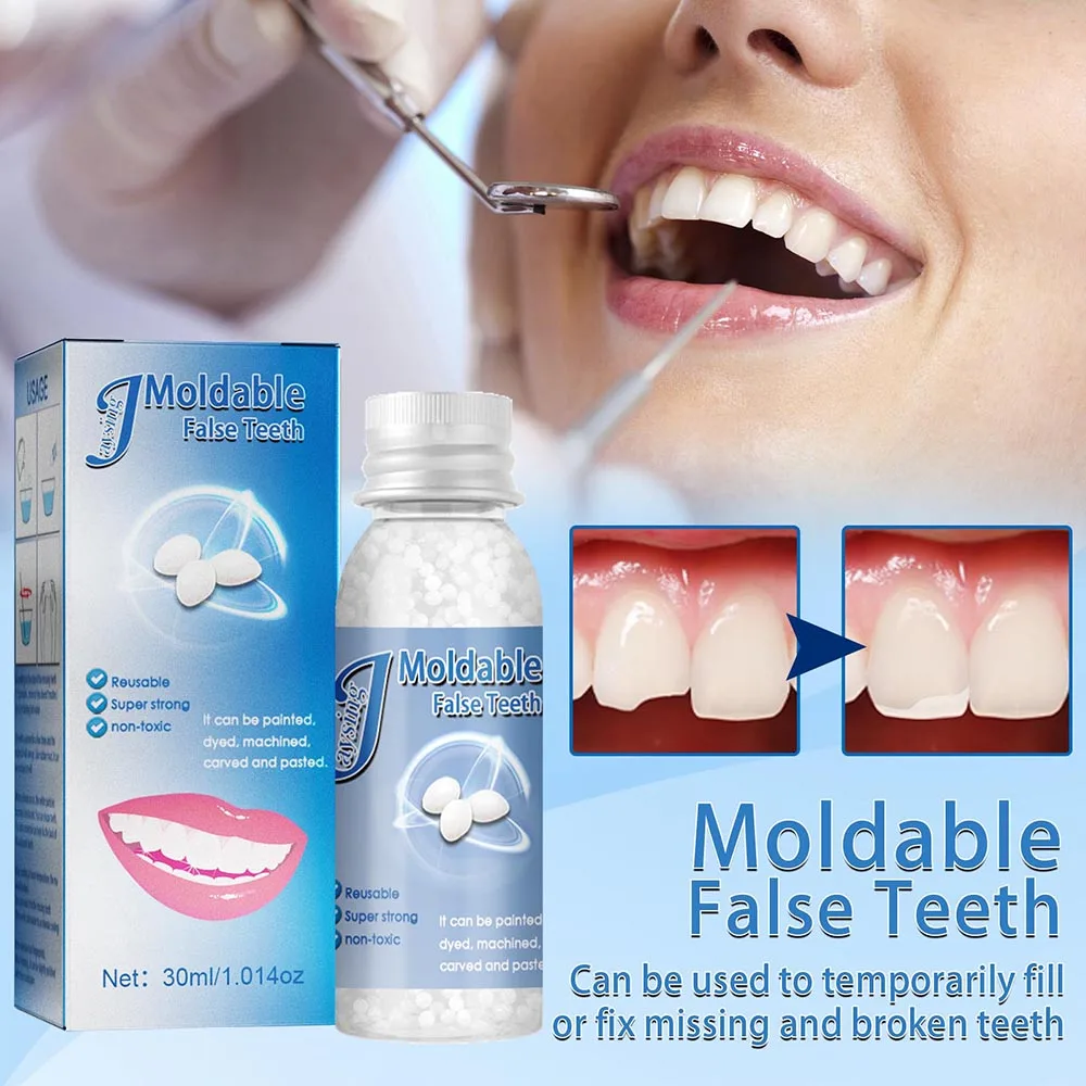 30ml-Temporary-Tooth-Repair-Moldable-Teeth-And-Gaps-False-Tooth-Solid ...