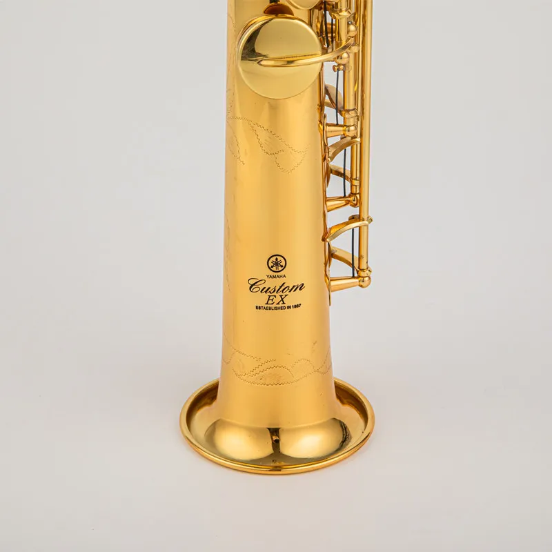 Made in Japan 875 mosiądz prosty saksofon sopranowy Bb B płaski ...