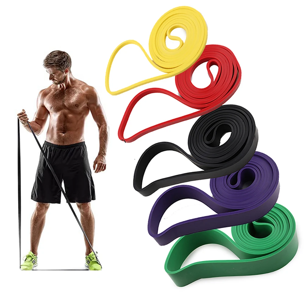 Elastic-Resistance-bands-for-fitness-pull-up-CrossFit-power-expander ...