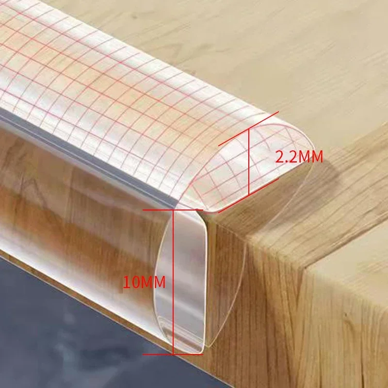 Transparent Table Edge Guard Silicone Baby Protection Strip Tape Self ...