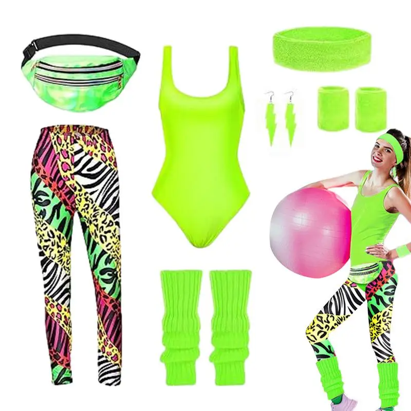 Conjunto-de-ropa-de-entrenamiento-de-los-a-os-80-disfraces-de-fiesta-de ...