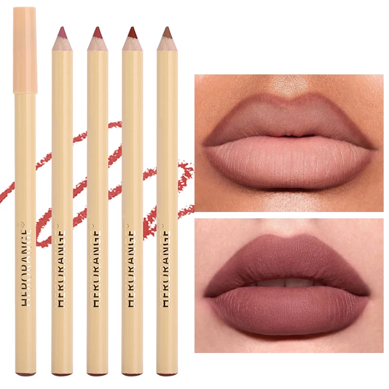 Nude-Brown-Pink-Lipliner-Pencil-Lip-Makeup-Lipstick-Pencils-Waterproof ...