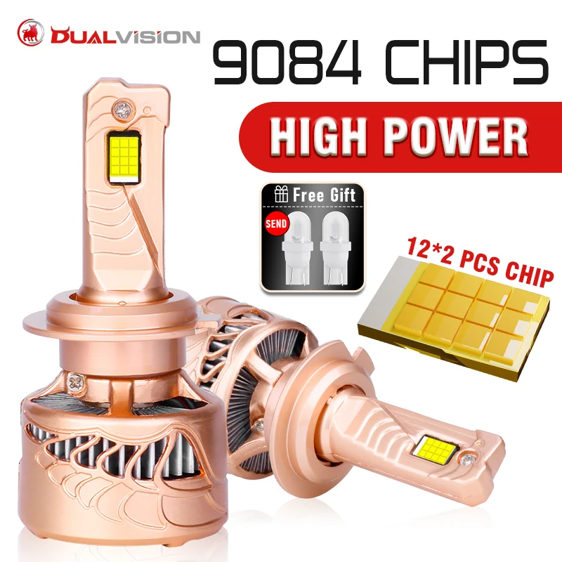 H4-H7-LED-With-fins-Car-Headlight-Bulb-H8-H11-9005-HB3-9006-HB4-9012 ...