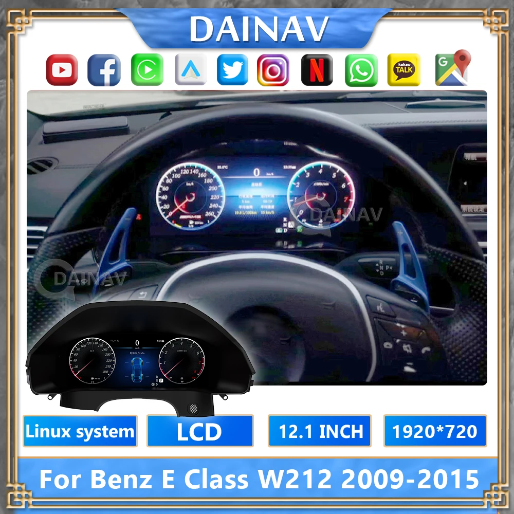 Car-Radio-LCD-Digital-Cluster-For-Benz-E-Class-W212-2009-2015-Dashboard ...
