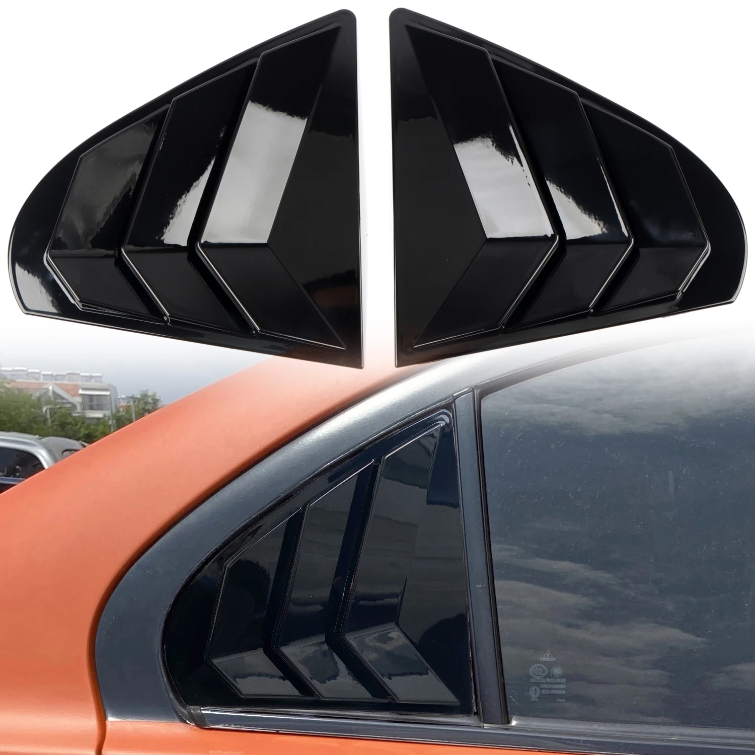 for-Mitsubishi-Lancer-2008-2017-Car-Exterior-Rear-Back-Side-Window ...