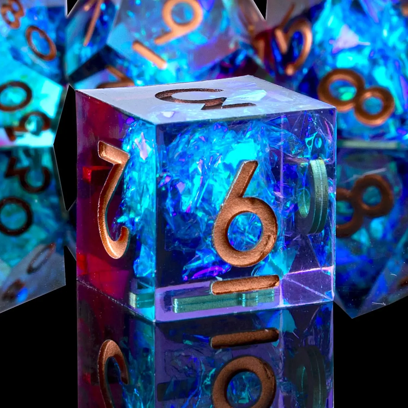 Resin-Sharp-Edge-DND-Dice-Set-Dice-for-Dungeons-and-Dragons-Role ...