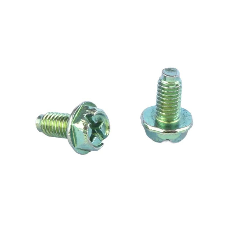 Tornillos verdes de cabeza hexagonal, cabeza cóncava, tornillo de ...
