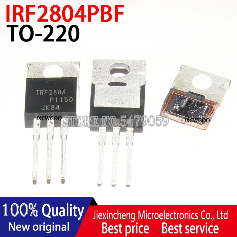 10 piezas IRF2804PBF IRF2804 TO 220 MOSFET N CH 40V 75A TO220 nuevo original| | - AliExpress