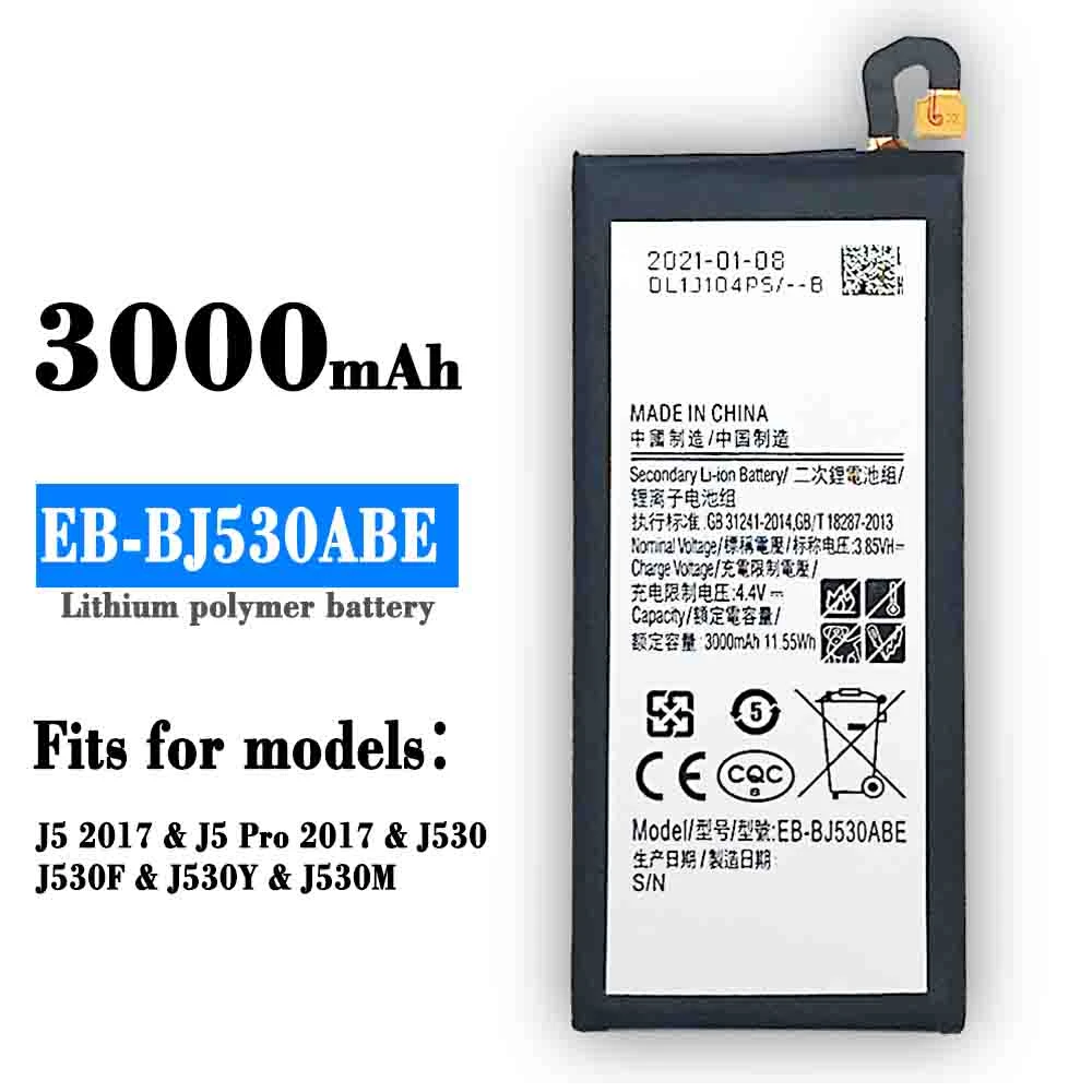 Samsung Orginal Eb-bj530abe 3000mah Battery For Samsung Galaxy J5 Pro ...