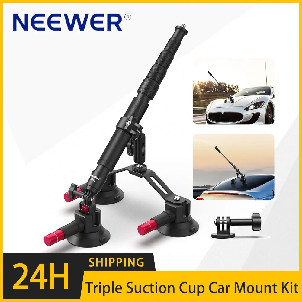 Neewer-Triple-Suction-Cup-Car-Mount-Kit-Quick-Release-Outside ...