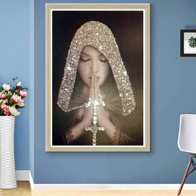 5D-Diamond-Paintings-Religious-Beauties-Full-Diamond-Art-Embroidery ...