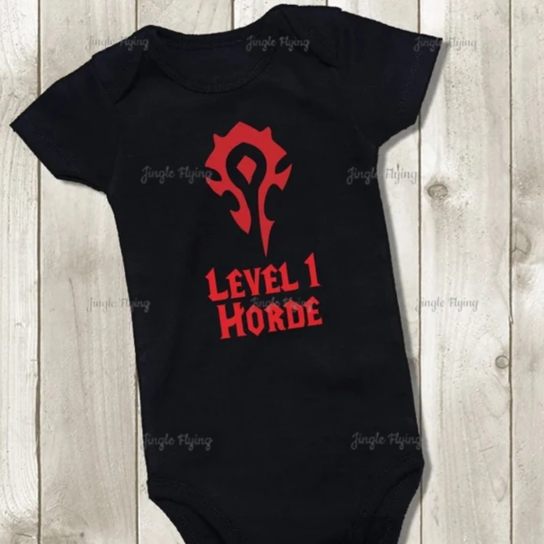 Level-1-Horde-Baby-Bodysuit-Daddy-s-Gaming-Buddy-World-Of-Horde-Baby ...