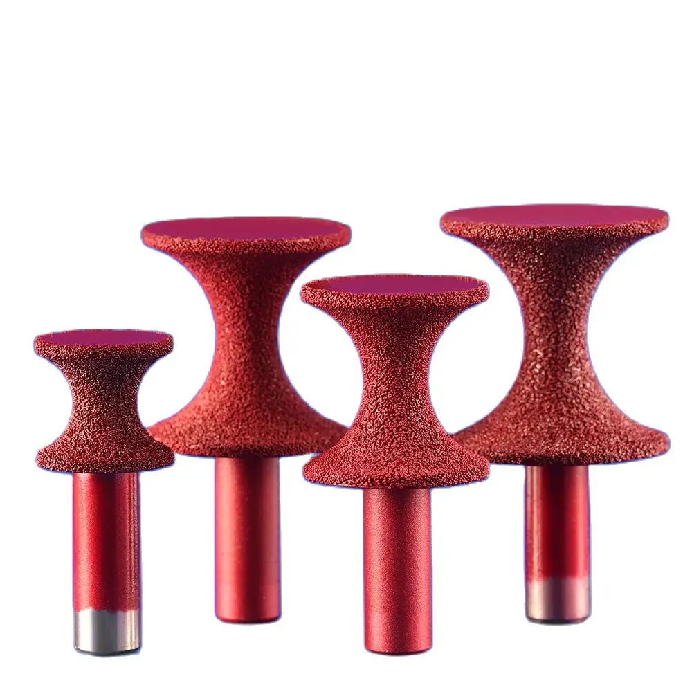 Weitol 1pcs Free Shipping Diamond Emery Half Round Router Bits 12.7mm ...