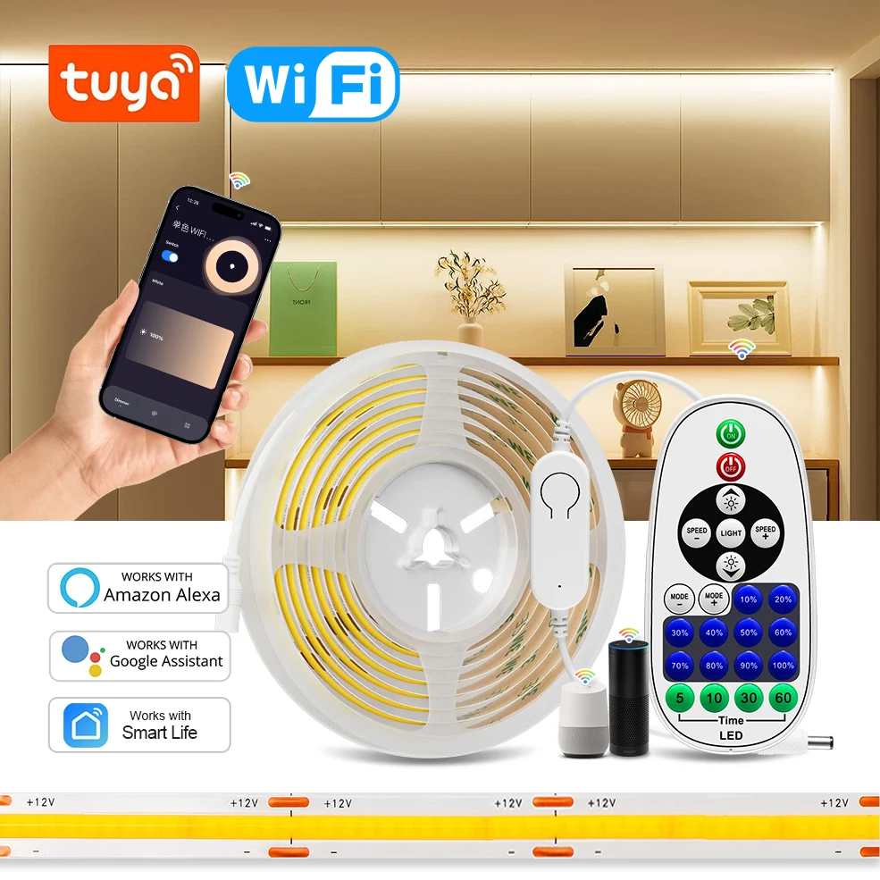 Tuya-WiFi-COB-LED-Strip-Light-320-LED-High-Density-Flexible-FOB-LED ...