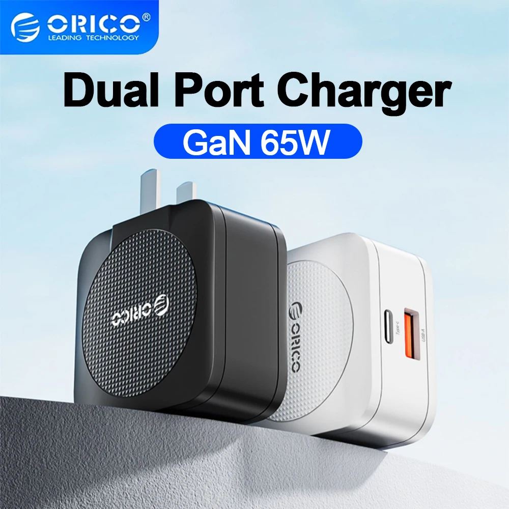 ORICO-Mobile-Phone-Charger-Fast-Charging-USB-PD-Charger-65W-GaN-Charger ...