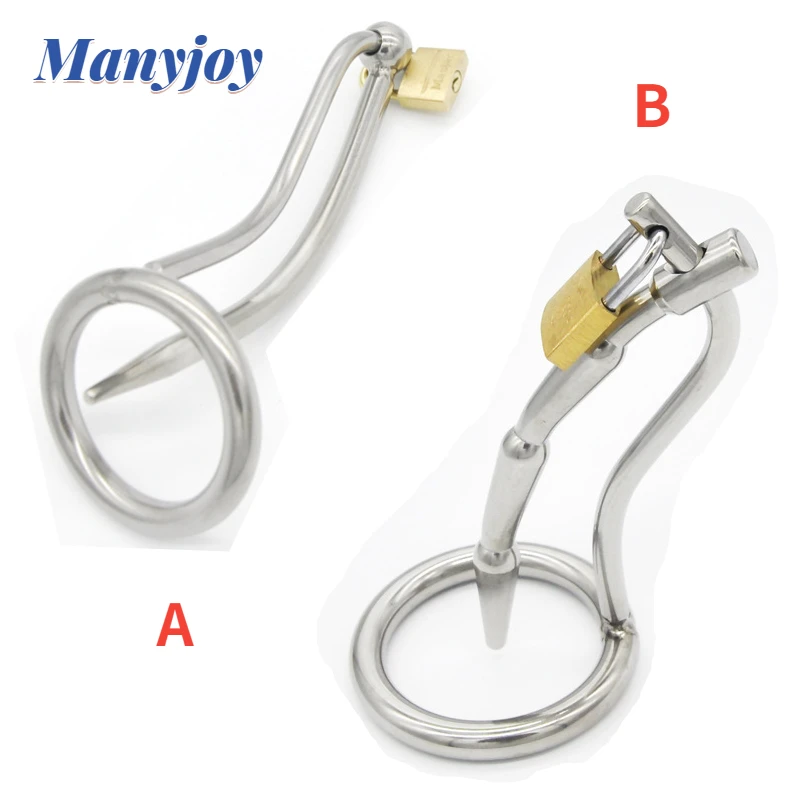 Manyjoy 3 Größe Edelstahl Männliche Keuschheit Käfig Gerät Cock Ring Harnröhren Dilatator Penis ...