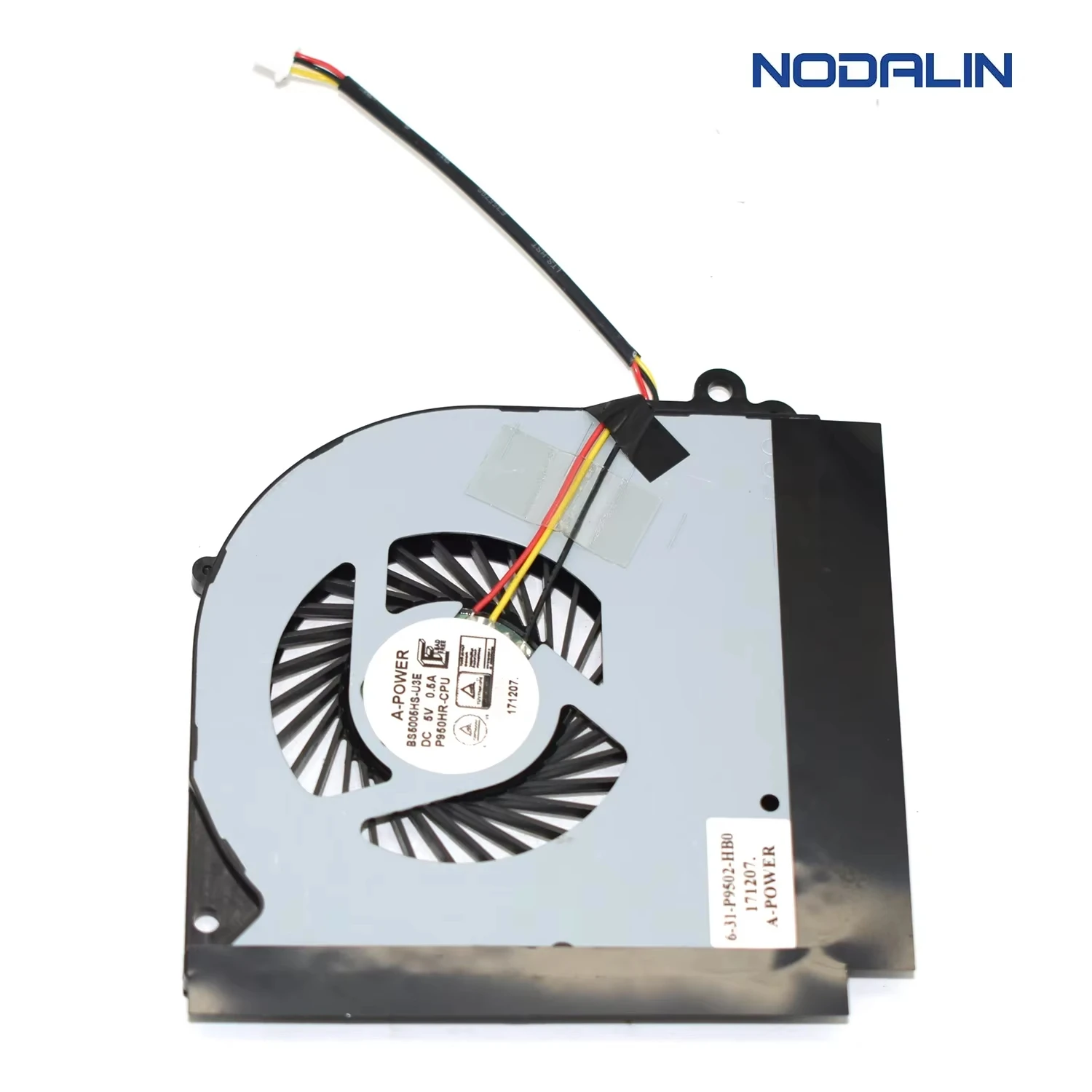 New For P950 P950HP P950HR CPU FAN BS5005HS-U3E 6-31-P9502-102 3wires ...