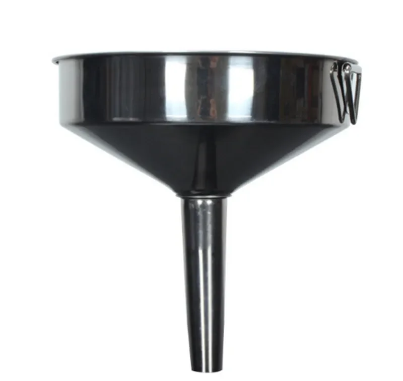 Big-Stainless-Steel-Funnel-Kitchen-Oil-Liquid-Metal-Funnel-with ...