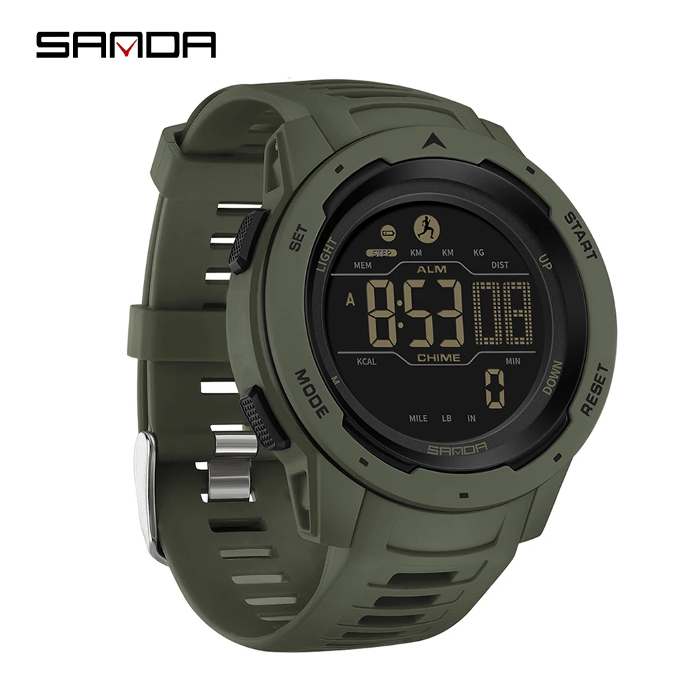 Marca-SANDA-relojes-para-hombre-pod-metro-deportivo-calor-as-50M-reloj ...