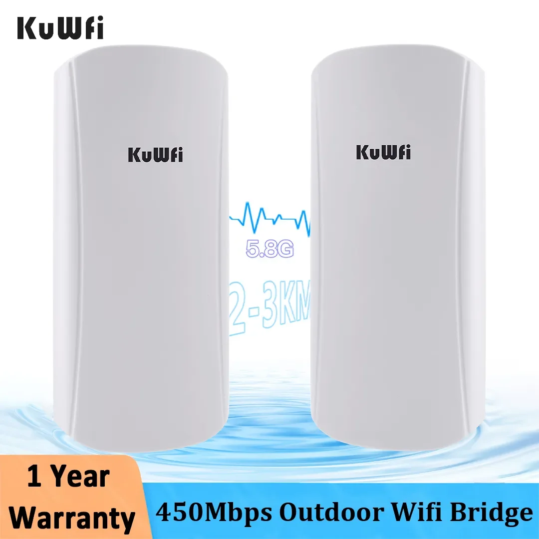 Kuwfi Outdoor Wireless Bridge Roteador Wifi Extensor De Longo Alcance ...